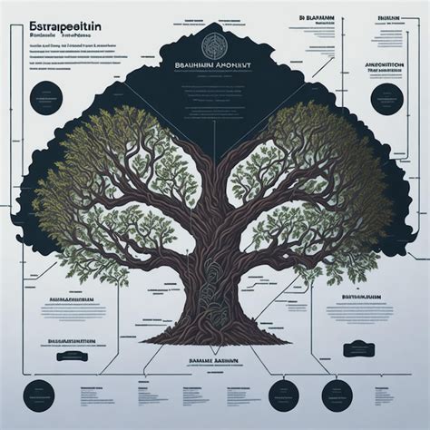 Premium Photo A Drawing Of A Tree With The Word Tree On It
