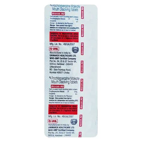 Stemetil Md Tablet View Usage Side Effects Price And Subtitute Egmedi