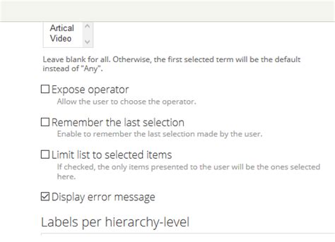 Views Allow Multiple Selection Not Available In Exposed Filters