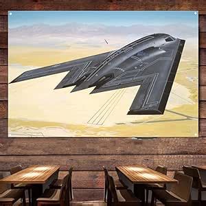 Us B 2 Stealth Strategic Bomber Poster Wall Chart Hd Military Art