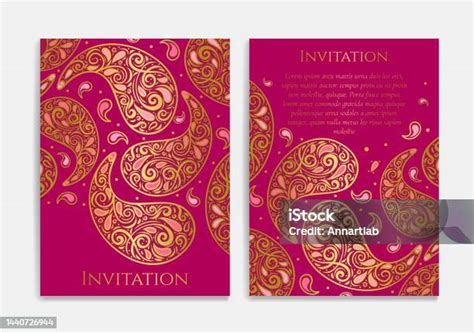 벡터 장식 패턴의 고급 초대 카드 디자인 빈티지 템플릿 배경 과 벽지에 사용할 수 있습니다 장식에 좋은 우아하고 고전적인 벡터