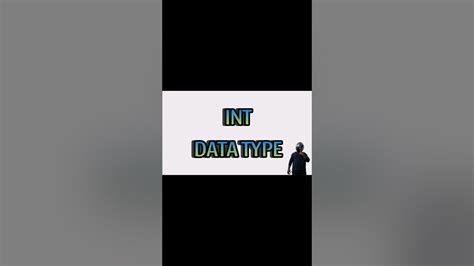 What Is Int Data Type In Java Java Shorts Javaprogramming Youtube