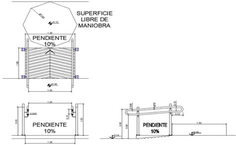 Ramp Plan And Elevation Autocad File