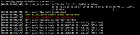 Bluetooth Master Slave Start Scan Failed Nordic Qanda Nordic Devzone