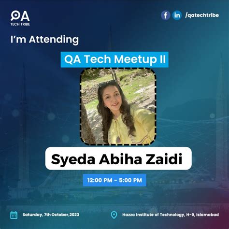 Syeda Abiha Zaidi On Linkedin Qatechtribe Qualityassurance Technology Sqa Learning