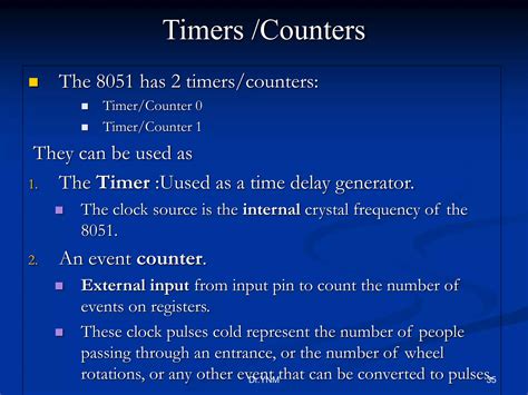 Microcontroller 8051ppt Operating Systems Computer Software And