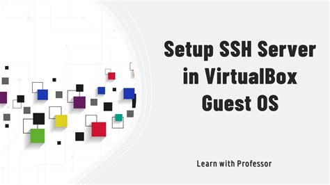 setup ssh server in virtualbox guest os ubuntu youtube