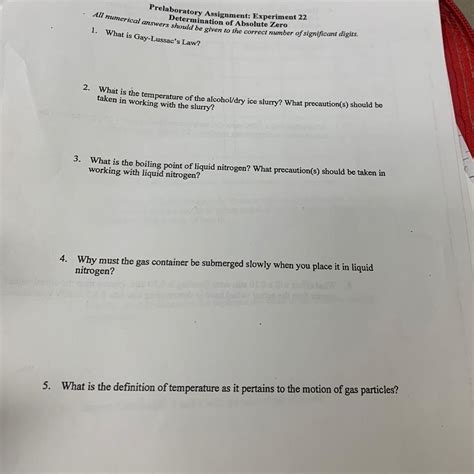 Solved Prelaboratory Assignment Experiment Determination Chegg