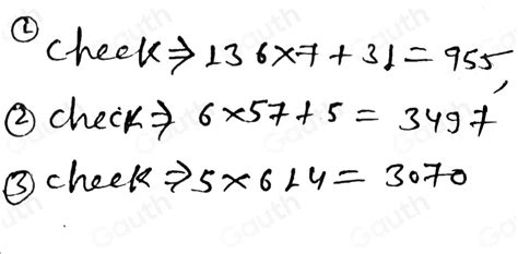 solved checkup check checkup divide check your answers check divide