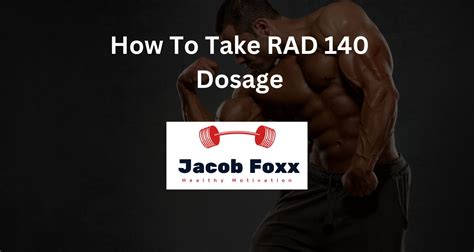 Mastering How To Take Rad 140 Dosage Guide For Best Results