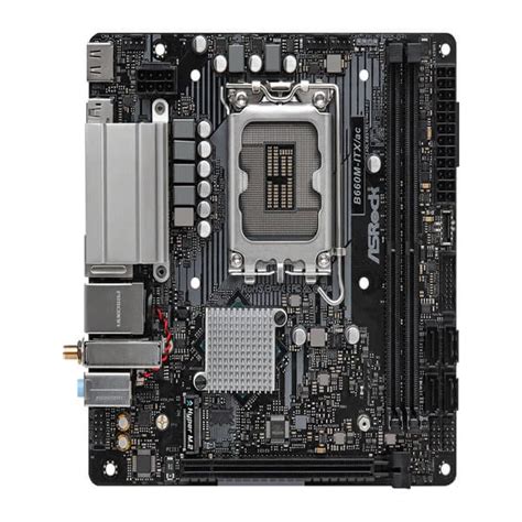 Asrock B660M Itx Ac Wifi Lga1700 Mini Itx Motherboard