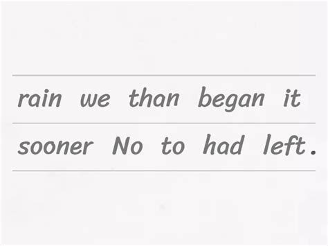 Negative Expressions 1 Unjumble