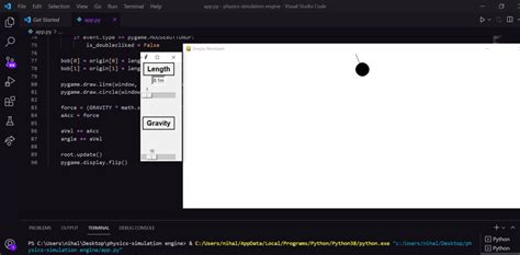 Github Nihalgrcustomizable Pendulam Simulation I Build This In Less Than A Day So Dont