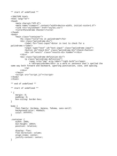 Build A Palindrome Checker Pdf Writing Typefaces