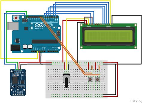 Arduino Clock With Ds3231 And Lcd1602 3 Steps Instructables