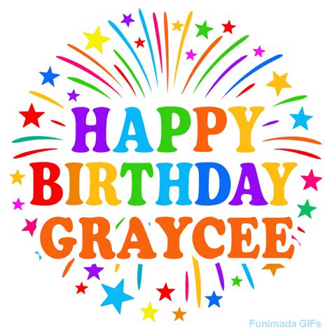 Bright Birthday Wishes Animation For Graycee Download On