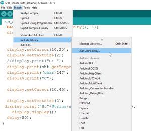 Sht Temperature Humidity Sensor Arduino Measure Atmospheric Temperature