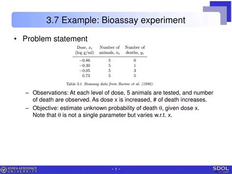 ppt 3 7 example bioassay experiment powerpoint presentation free