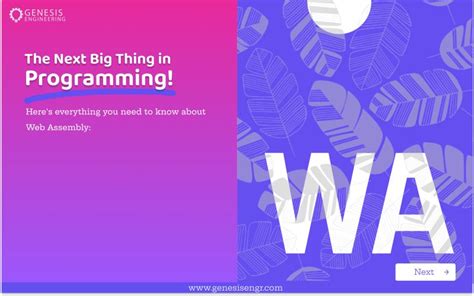 Genesis Engineering On Linkedin Programming Javascript Webassembly Software Writing