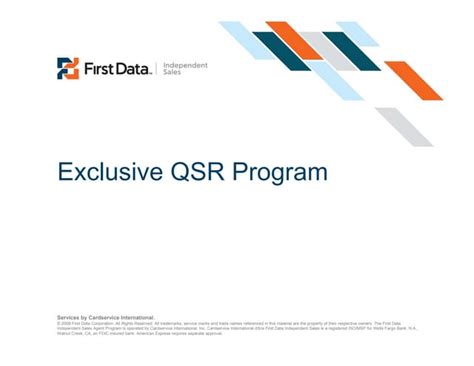 First Data Qsr Pdf