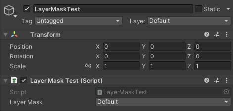 物理演算衝突判定コライダーの検出などで使うLayerMaskについて Raycast Collider Culling Mask Unityでインディゲームを作る