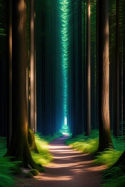 Download Ai Generated Trees Forest Royalty Free Stock Illustration