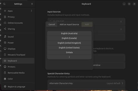 Setting Up The Sinhala Keyboard On Ubuntulinux