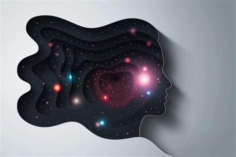 Monochromatic Profile With Cosmic Neural Connections Shades Of Black And Pink Detailed And