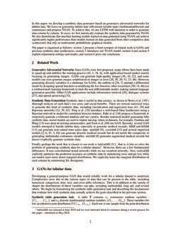 Synthesizing Tabular Data Using Generative Adversarial Networks DeepAI