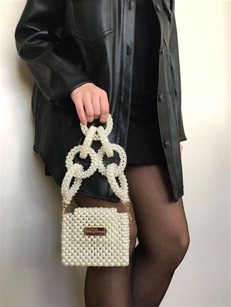 Bolso De Lujo Multicolor De Ganchillo Bolso Con Estampado De Flores De Ganchillo Diseños De