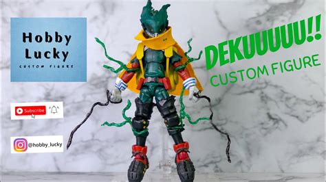 Action Figure Custom My Hero Academia Deku Custom Figure Review Youtube