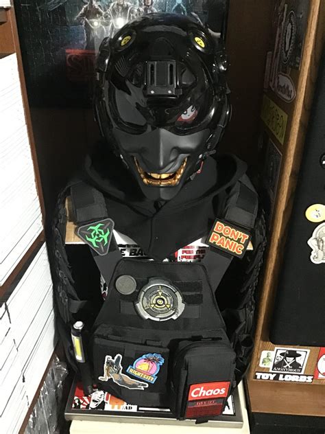 My Scp Kit With Basic Armor A Customized Machine56 Helmet And Metal Samurai Armor Elements