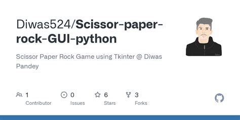 Github Diwas524scissor Paper Rock Gui Python Scissor Paper Rock