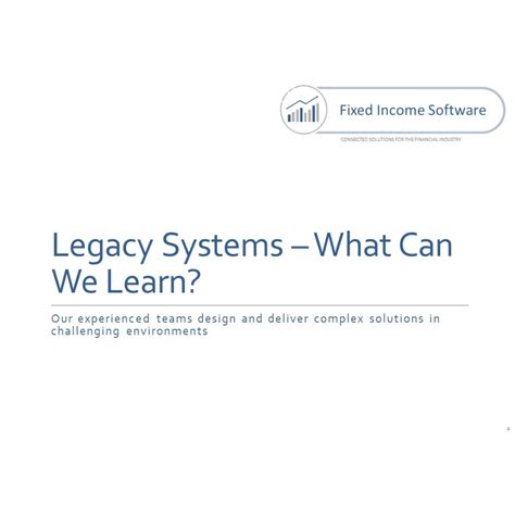 Fixed Income Software On Linkedin Developer Legacysystems Coding
