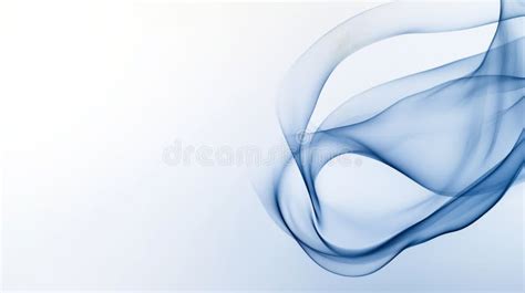 Elegant Blue Waves Creating A Dynamic And Flowing Abstract Design On A Clean White Background