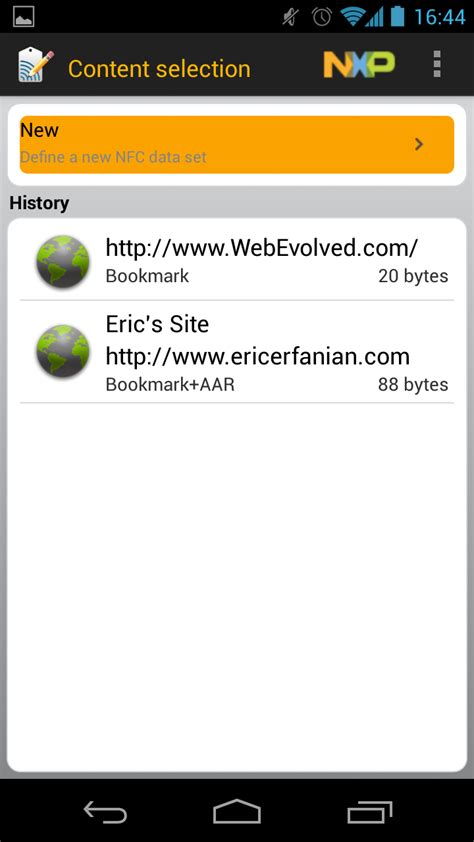 Writing To NFC Tags Using Your Android Phone Eric Erfanian