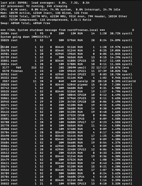 very high cpu after upgrade from freenas 11 3 truenas community