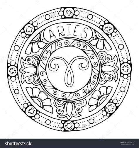 Zodiac Sign Of Aries Shutterstock 350998799 Aries Art Zodiac Signs