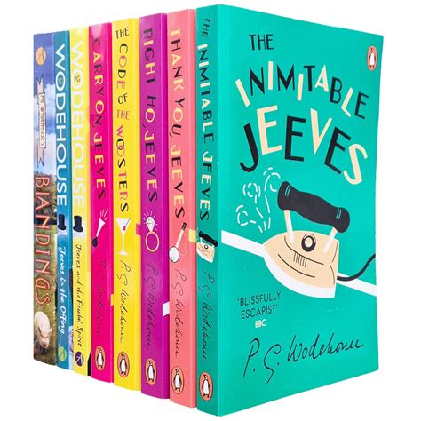 Jeeves And Wooster Series 8 Books Collection Set The Inimitable Jeeves