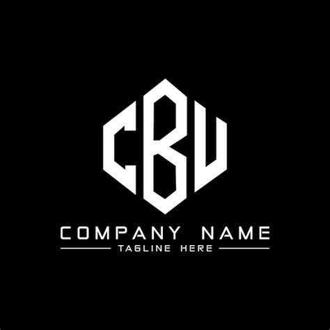 Premium Vector Cbu Letter Logo Design With Polygon Shape Cbu Polygon And Cube Shape Logo