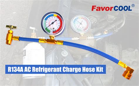 Favorcool Kit De Recarga De Freón Para Nevera R134a Juego De