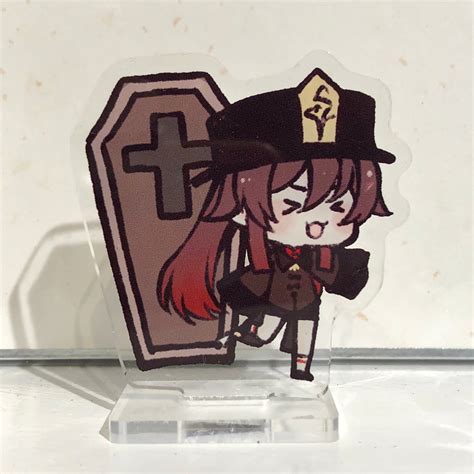 Hikari Genshin Impact Hutao Xiao Chibi Mini Acrylic Etsy