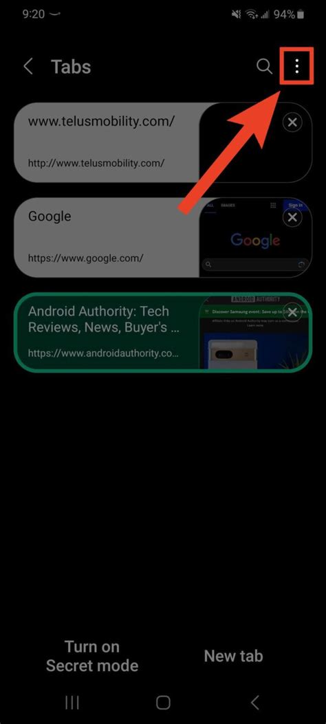 How To Close Tabs On Android Android Authority