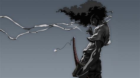 Afro Samurai Hd Wallpaper A Striking Anime Masterpiece