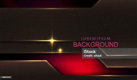 그라데이션 기하학적 텍스처 모양이 있는 빨간색 음영의 구성 0명에 대한 스톡 벡터 아트 및 기타 이미지 0명 1위 골진 Istock