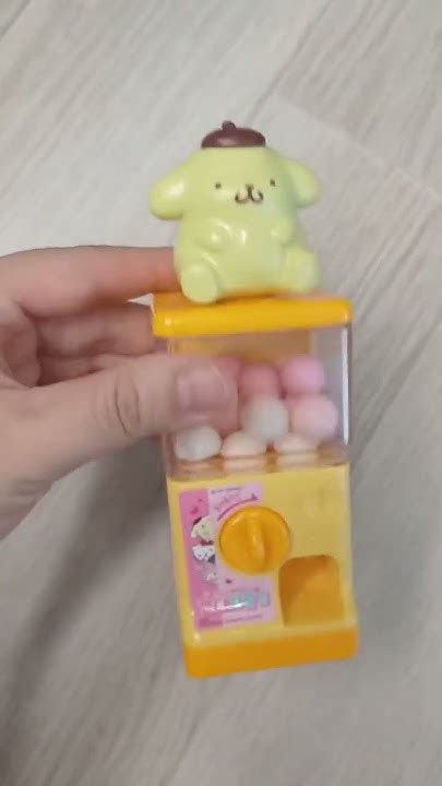 산리오캐릭터즈 캔디자판기 폼폼푸린 Youtube