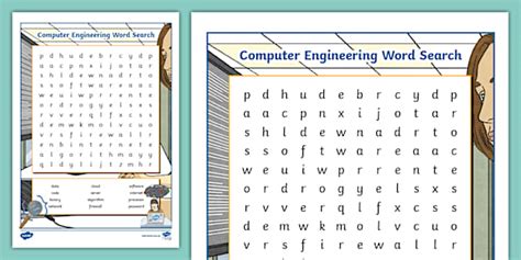 Computer Engineering Word Search Teacher Made Twinkl