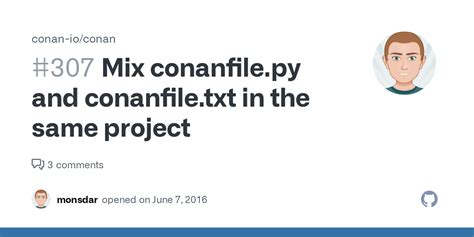 mix conanfile py and conanfile txt in the same project · issue 307