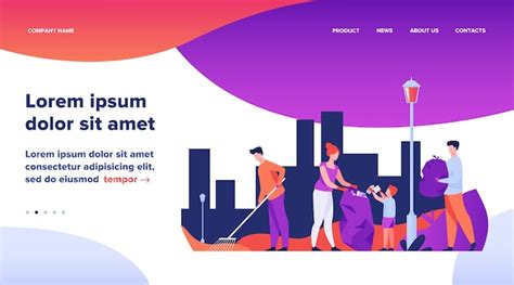 자원 봉사자 커뮤니티 청소 쓰레기 전단지 템플릿 무료 벡터