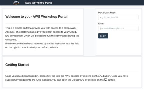 AWS Workshop Portal Amazon EKS Workshop